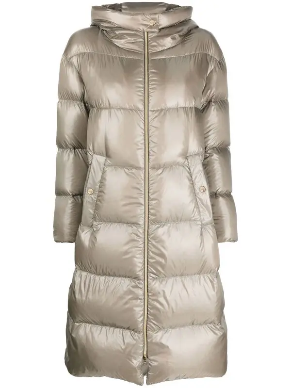 Herno Quilted Padded Zipped Coat
