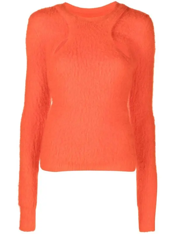 Isabel Marant Alford Cut-out Jumper - Orange
