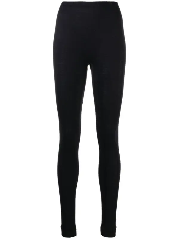 Hanro Silk Leggings - Black