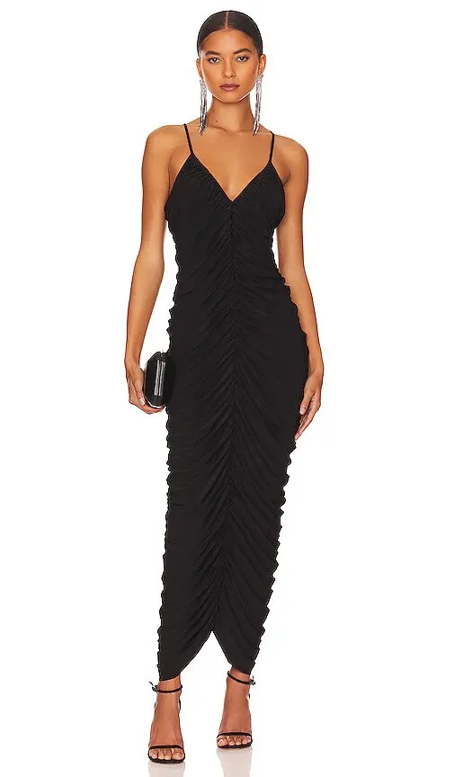 Norma Kamali Slip Diana Gown - Black