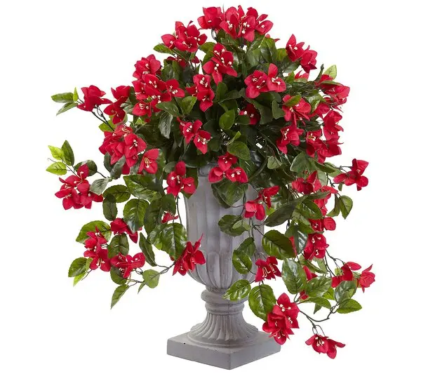 NEARLY NATURAL Bougainvillea With Urn By