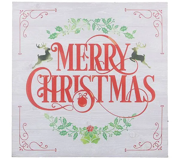 YOUNG'S INC. Young's Christmas Canvas W/40 Fiber/led/chip Li Ghts