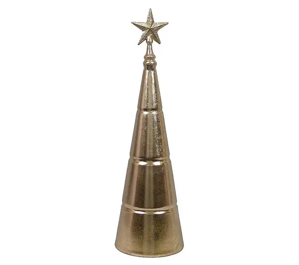 YOUNG'S INC. Young's Metal Cone Shaped Christmas Tree - One-color ...