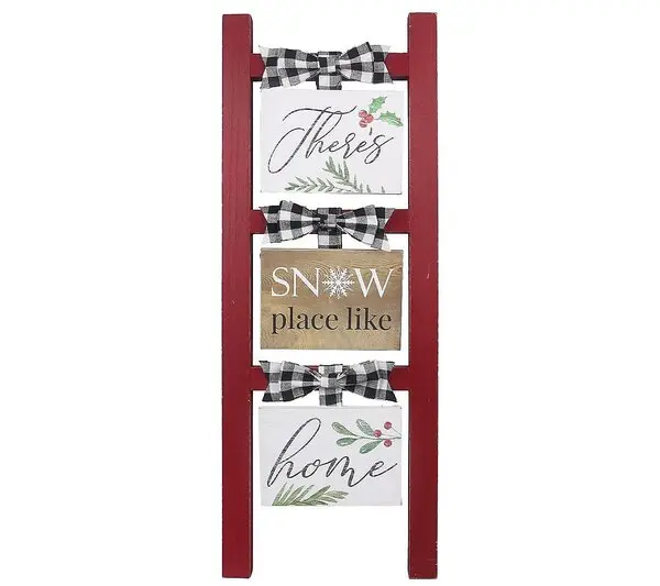 YOUNG'S INC. Young's Wood Ladder Leaning/wall Sign
