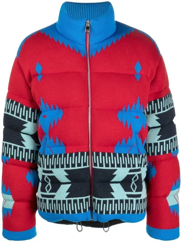 Alanui Icon Jacquard Padded Jacket