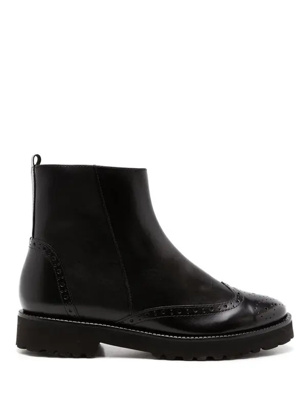 STUDIO CHOFAKIAN Express Brogue Ankle Boots