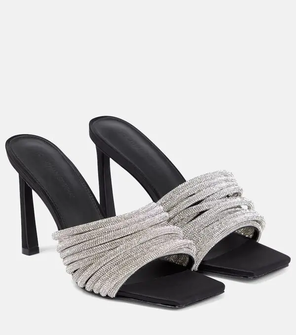 Simkhai Lena Crystal-embellished High Heel Sandals
