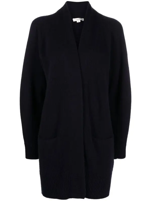 Vince Open-front Cashmere Cardigan - Blue