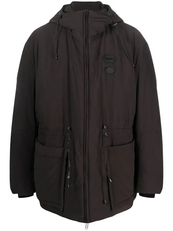 Off-White Logo-patch Padded Jacket