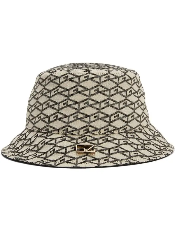 GIUSEPPE ZANOTTI Pasqal Monogram-pattern Bucket Hat