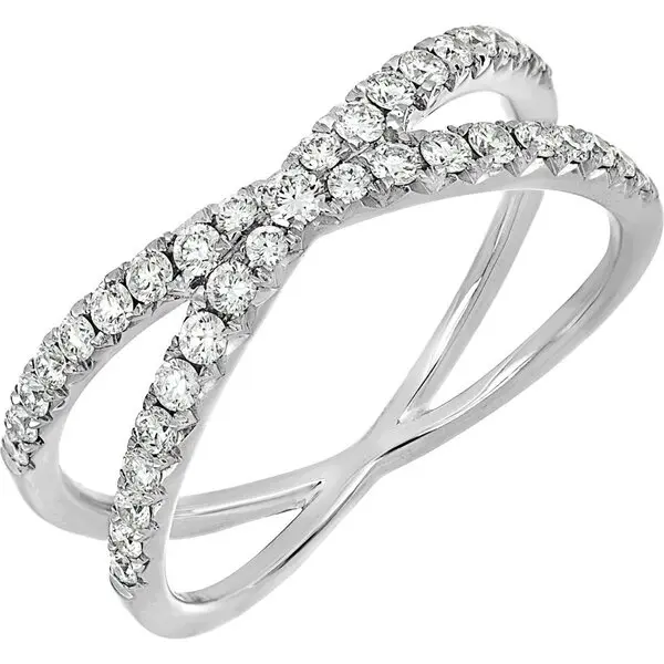 Bony Levy 18k Gold Diamond Cross Ring