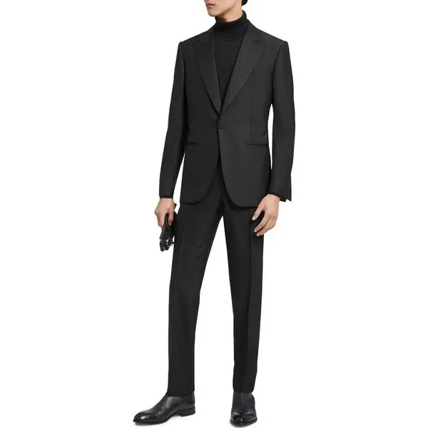 Zegna Trofeo 600 Wool & Silk Tuxedo - Black