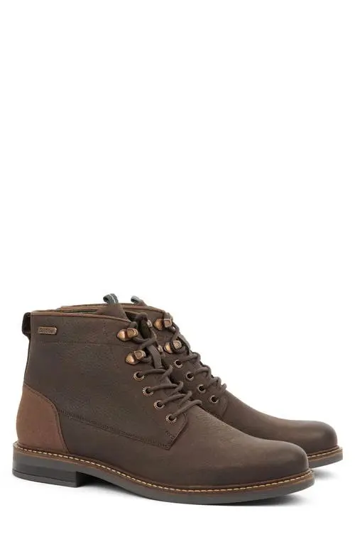 Barbour Deckham Plain Toe Boots - Mocha