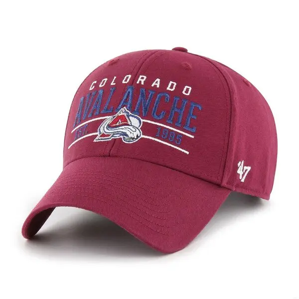 '47 Colorado Avalanche Centerline Mvp Adjustable Hat - Burgundy ...
