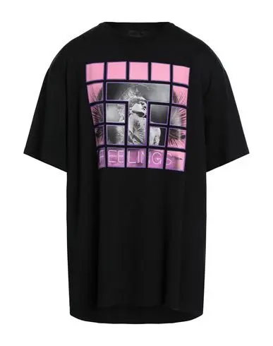 TRUSSARDI T-shirt Size Viscose, Polyurethane - Black