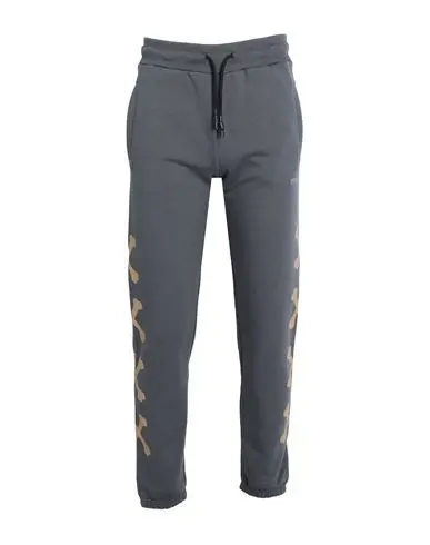 PHOBIA ARCHIVE Pants With Beige Cross Bones Pants Size Cotton - Grey