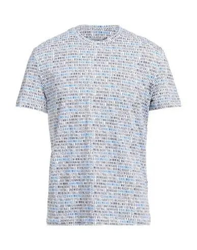 BIKKEMBERGS T-shirt Size Cotton, Elastane - White