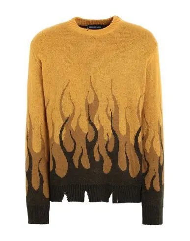 VISION OF SUPER Jacquard-knit Sweater - Yellow