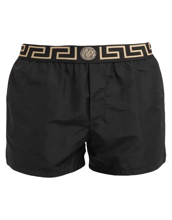Buy Versace Swim Trunks - Black At 37% Off | Editorialist