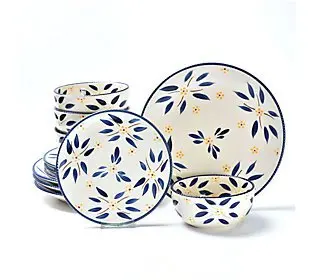TEMP-TATIONS Old World 12-piece Essential Dinnerware Set