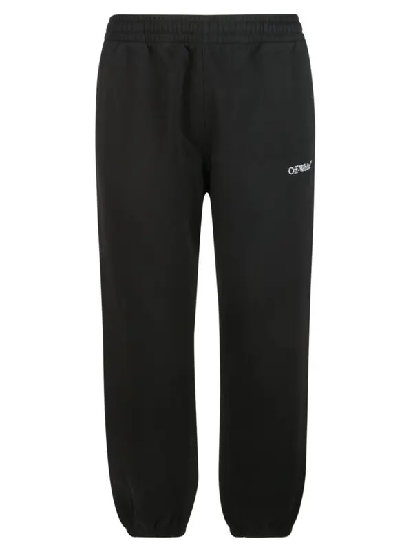 Off-White Track' Black Polyamide Pants Men