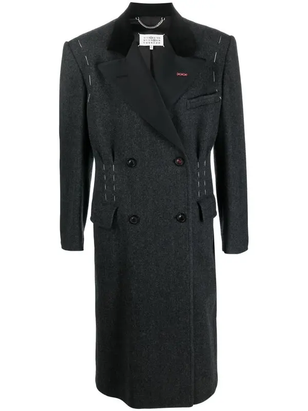 MAISON MARGIELA Work-in-progress Double-breasted Coat