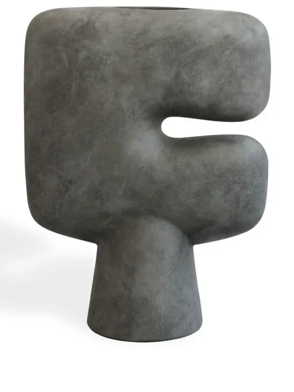 101 COPENHAGEN Tribal Large Vase - Grey