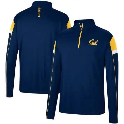 COLOSSEUM Cal Bears Golf Match Quarter-zip Windshirt - Navy | Editorialist