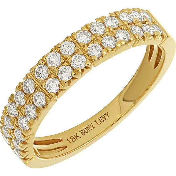 Bony Levy Two-row Diamond Ring