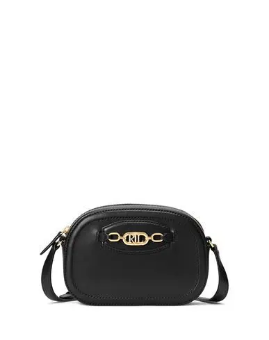 Ralph Lauren Jordynn Leather Crossbody Bag - Black