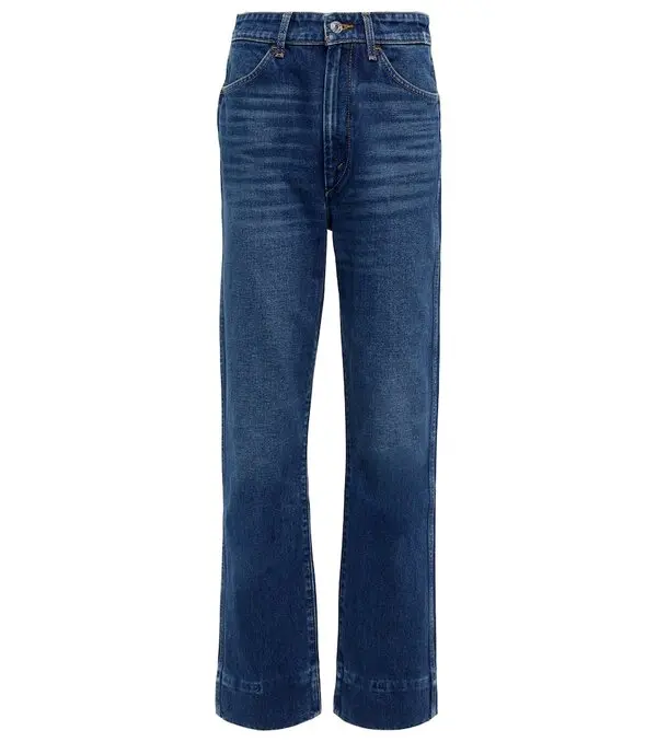 RE/DONE 70s High-rise Straight Leg Jeans