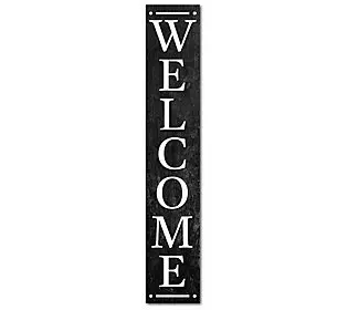 COURTSIDE MARKET Courtside Indoor/outdoor Wooden Rustic Welcom E Porch Sign
