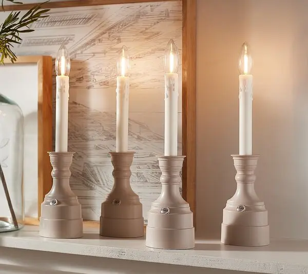 BETHLEHEM LIGHTS As Is S/4 Premium Cordless Window Candles