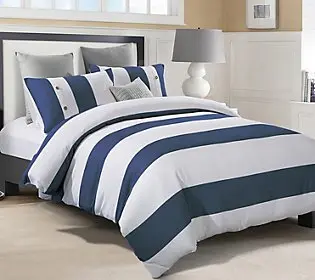 SUPERIOR Addison 300-thread Count Duvet Cover, Ing/cal King