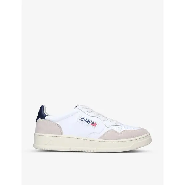 AUTRY Medalist Low-top Leather Trainers - White/navy