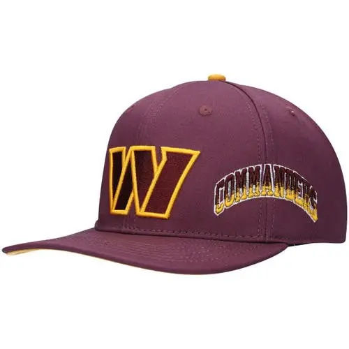 PRO STANDARD Washington Commanders Hometown Snapback Hat - Burgundy ...