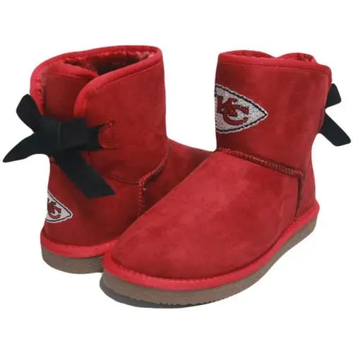 CUCE Kansas City Chiefs Low Team Ribbon Boots - Red | Editorialist