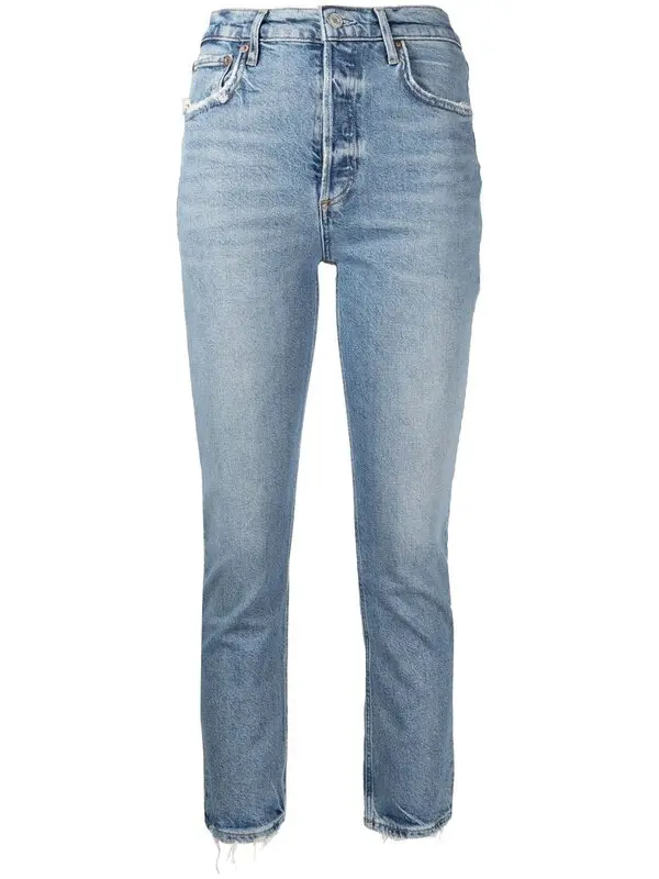 AGOLDE Riley High-waist Straight Leg Jeans
