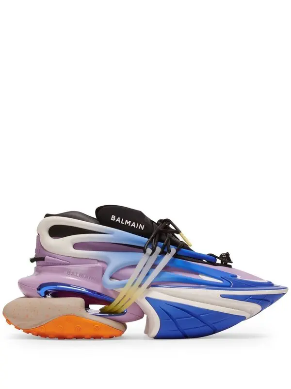 Balmain Unicorn Low-top Sneakers - Blue