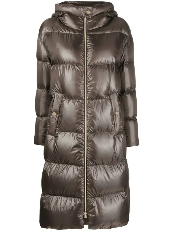 Herno Quilted Padded Zipped Coat