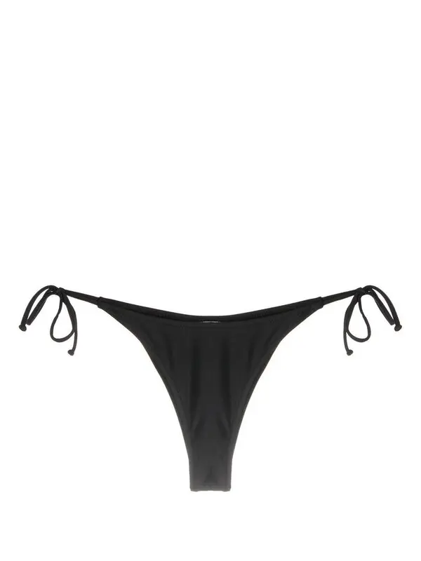 Moschino Logo-print Bikini Bottom - Black