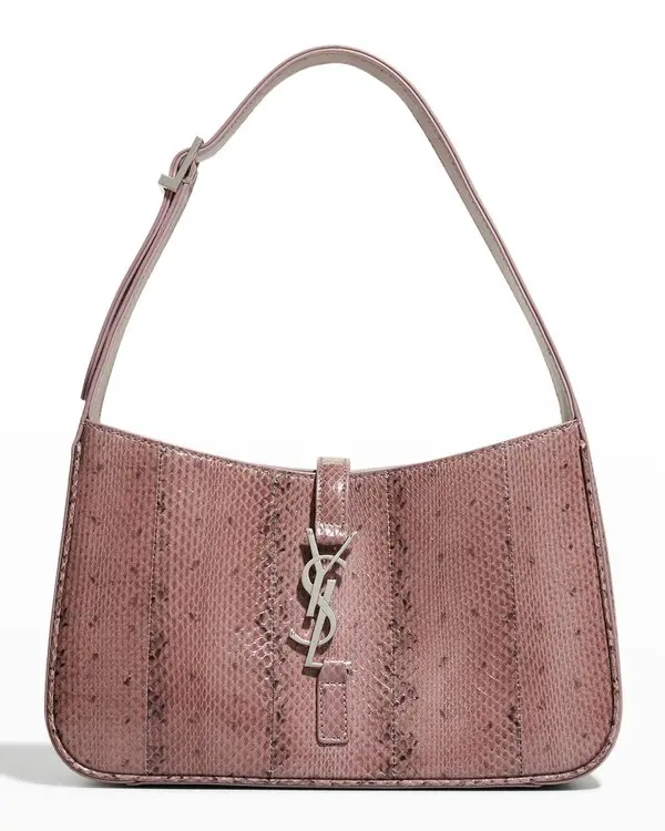 Saint Laurent Le 5 A 7 Lizard Shoulder Bag