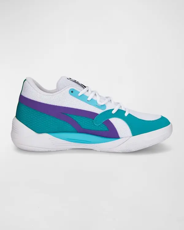 Buy PUMA Trc Blaze Court Mesh Low-top Basketball Sneakers - White At 30 ...