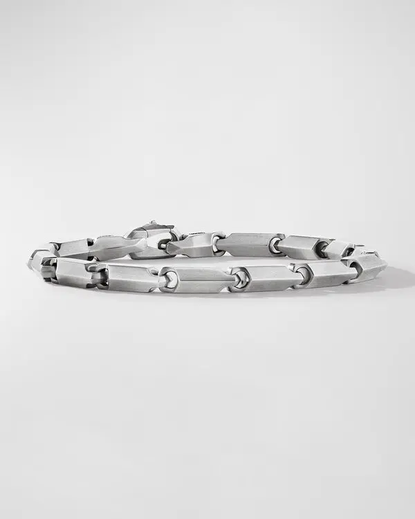 David Yurman Faceted Chain Link Bracelet - Silver
