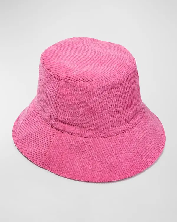 Lele Sadoughi Corduroy Bucket Hat