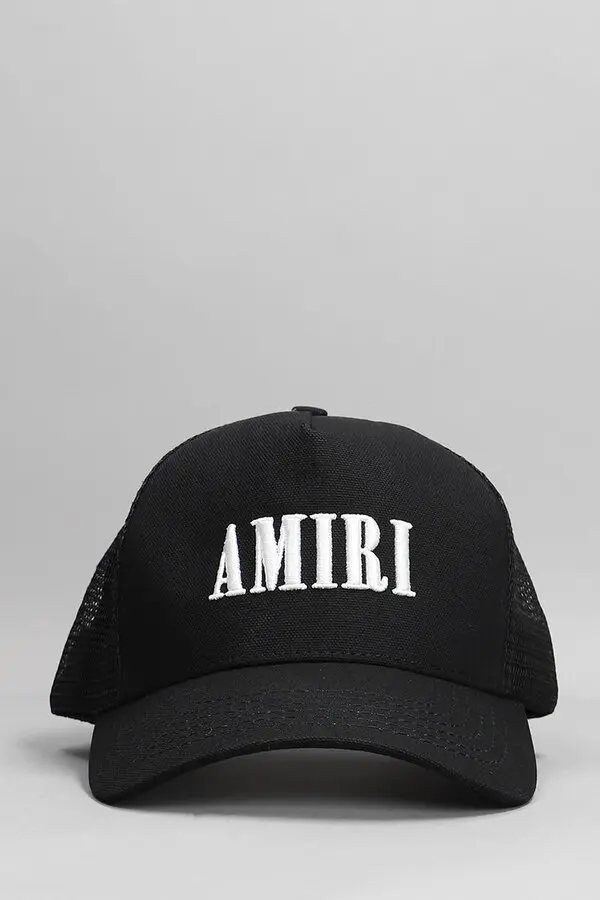 Amiri Hats In Cotton - Black | Editorialist