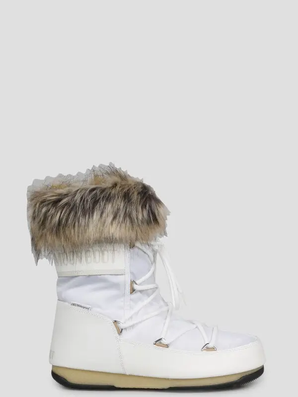 Moon Boot Protecht Low Monaco Boots - White | Editorialist