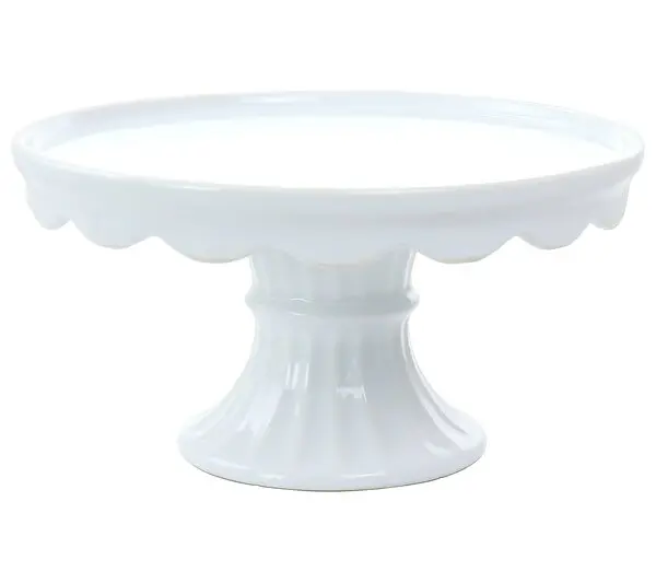 MARTHA STEWART Patterson 10 Inch Round Stonewar E Cake Stand