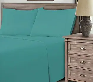SUPERIOR Cotton Blend Solid 600-thread Count Sh Et Set, King
