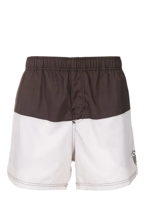 OSKLEN Colour-block Swim Shorts - Neutrals